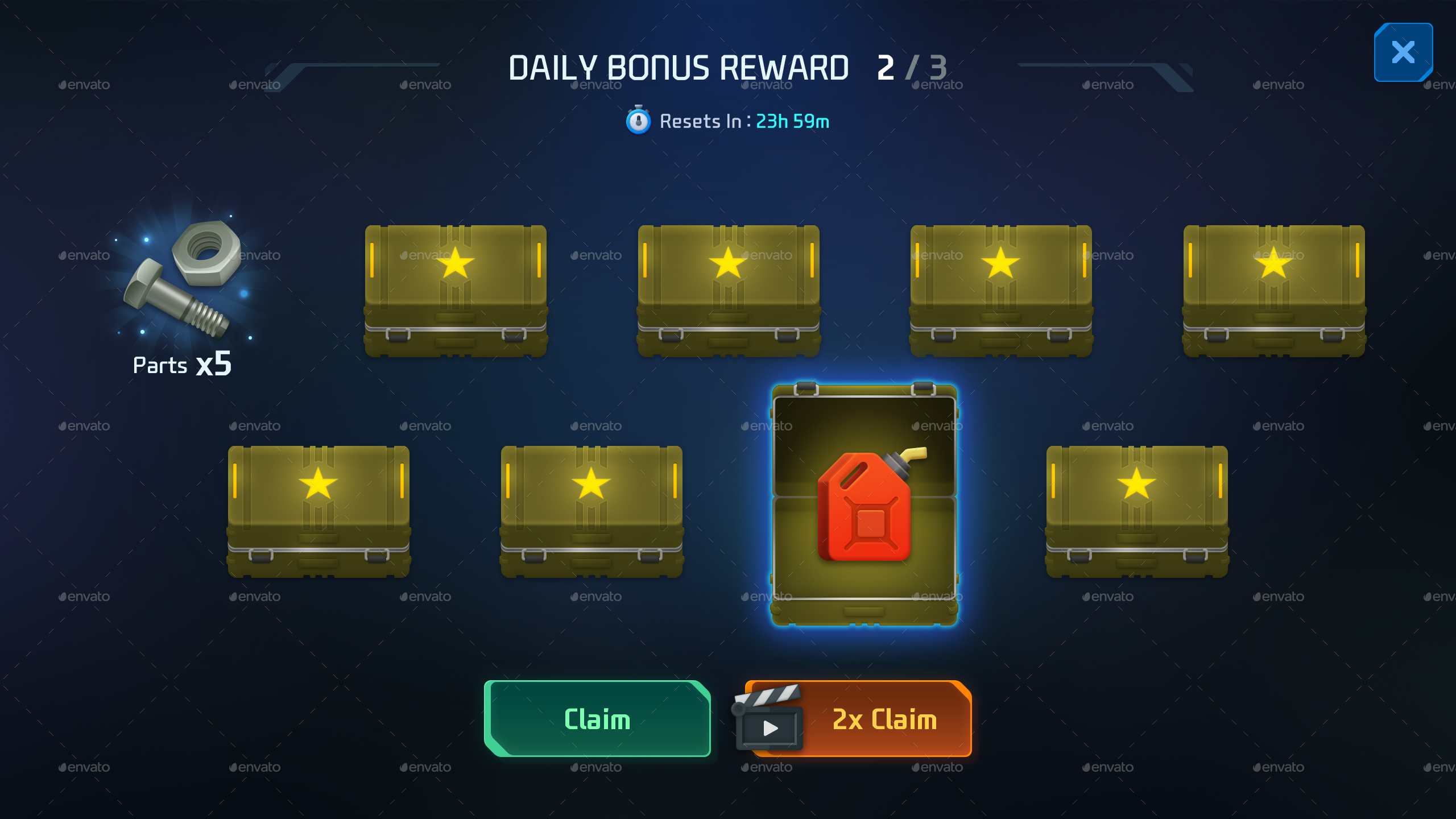 GUI Pro - Survival Clean, Game Assets | GraphicRiver