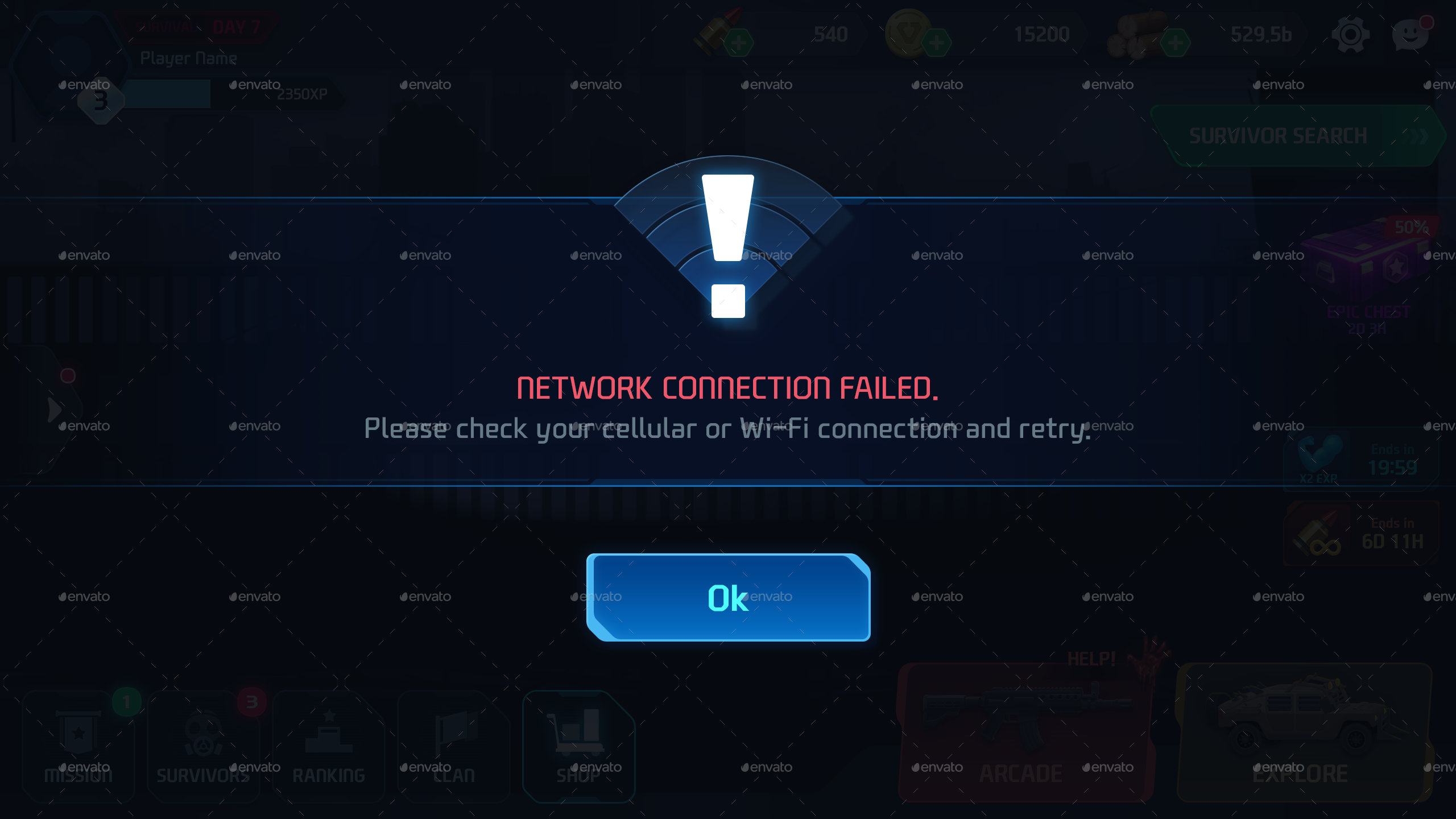 GUI Pro - Survival Clean, Game Assets | GraphicRiver
