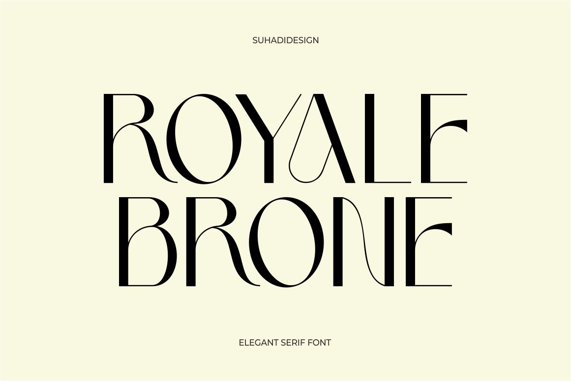 Royale Brone Elegant Stylish Serif Font, Fonts | GraphicRiver