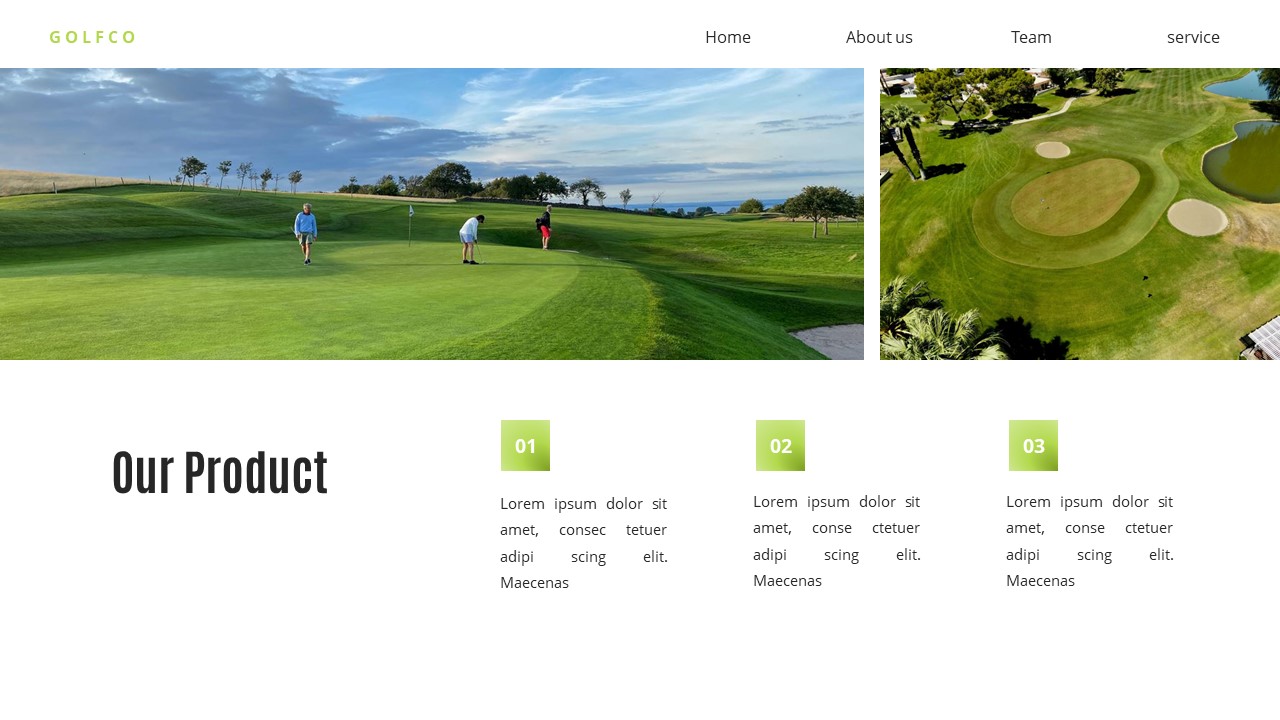 Golfco - Golf Powerpoint Templates, Presentation Templates | GraphicRiver