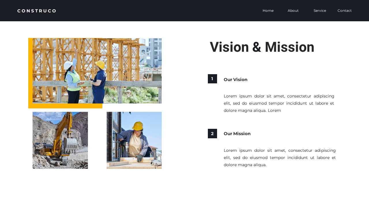 Construco - Construction Google Slide Templates, Presentation Templates