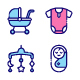 Baby New Born icon set - Duotone, Icons | GraphicRiver