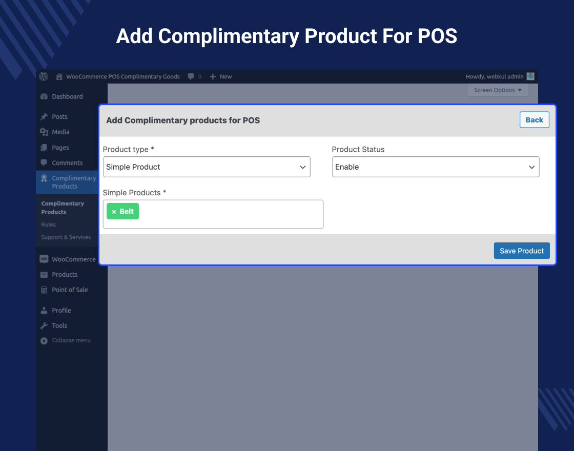 WooCommerce POS Complimentary Goods by Webkul | CodeCanyon