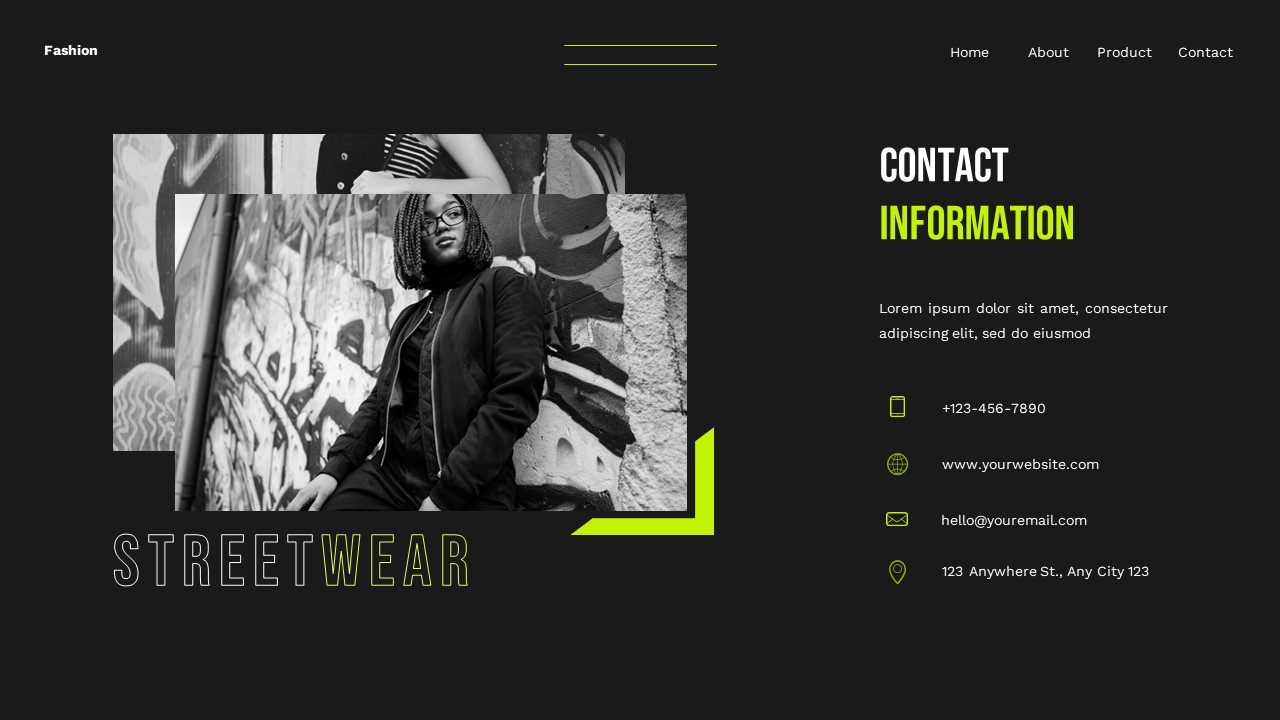 Streetwear - Fashion Powerpoint Templates, Presentation Templates ...