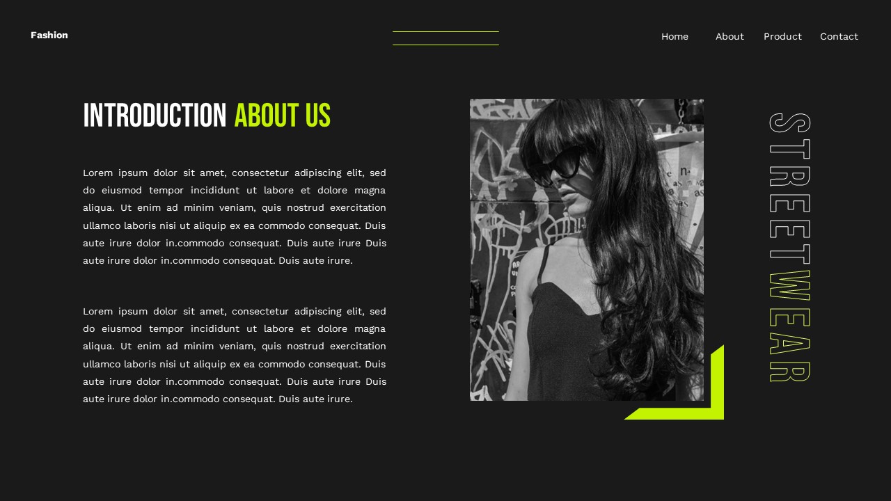 Streetwear - Fashion Powerpoint Templates, Presentation Templates ...