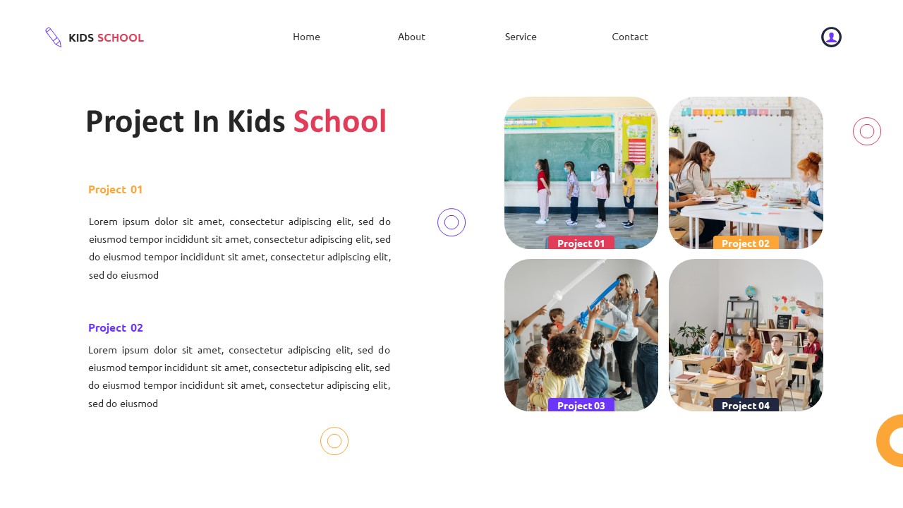 Kids School - Kindergarten Powerpoint Templates, Presentation Templates