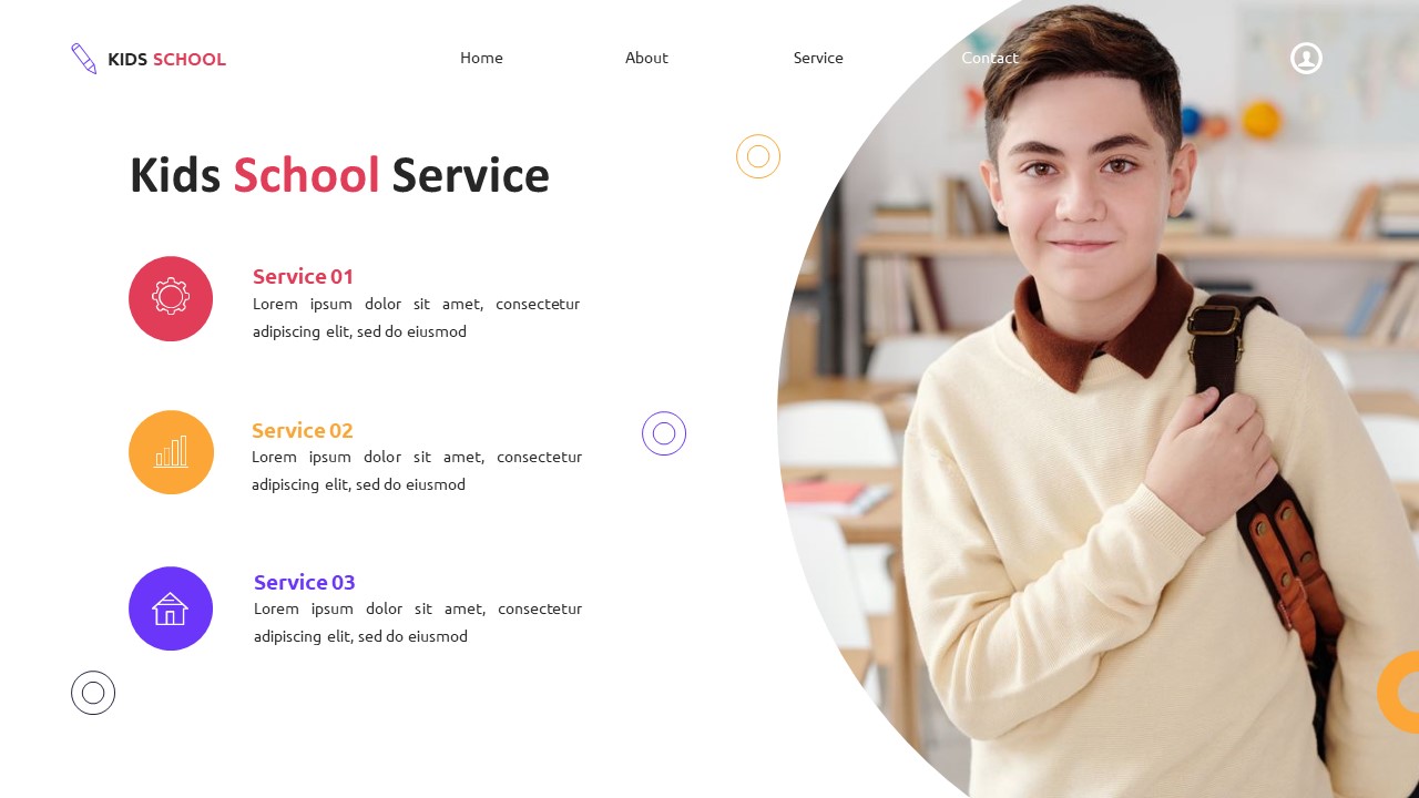 Kids School - Kindergarten Powerpoint Templates, Presentation Templates