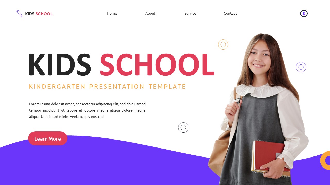 Kids School - Kindergarten Keynote Templates, Presentation Templates