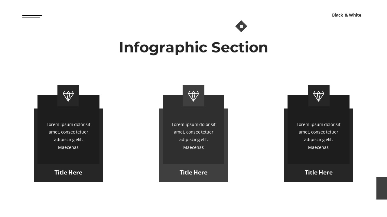 Black & White - Photography Google Slide Templates, Presentation Templates