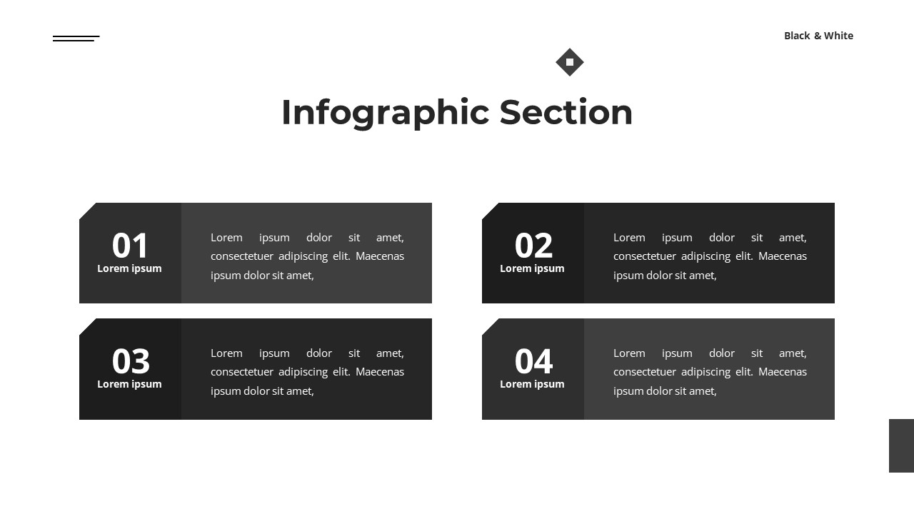 Black & White - Photography Google Slide Templates, Presentation Templates