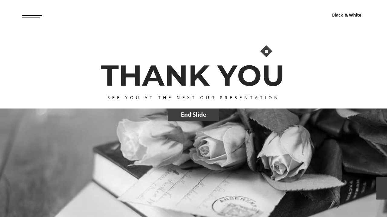 Black & White - Photography Google Slide Templates, Presentation Templates