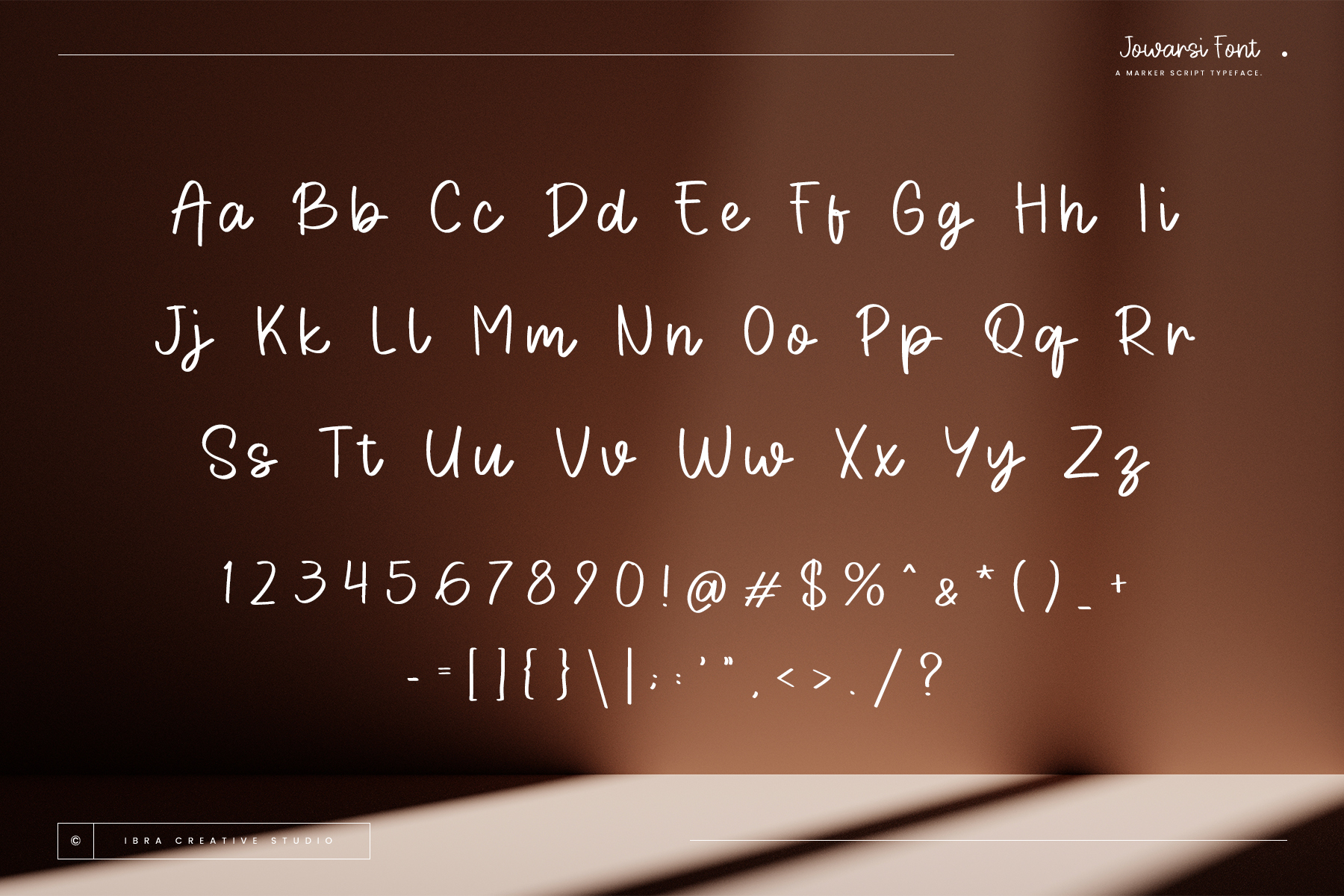 Jowarsi - A Marker Script Typeface, Fonts | GraphicRiver