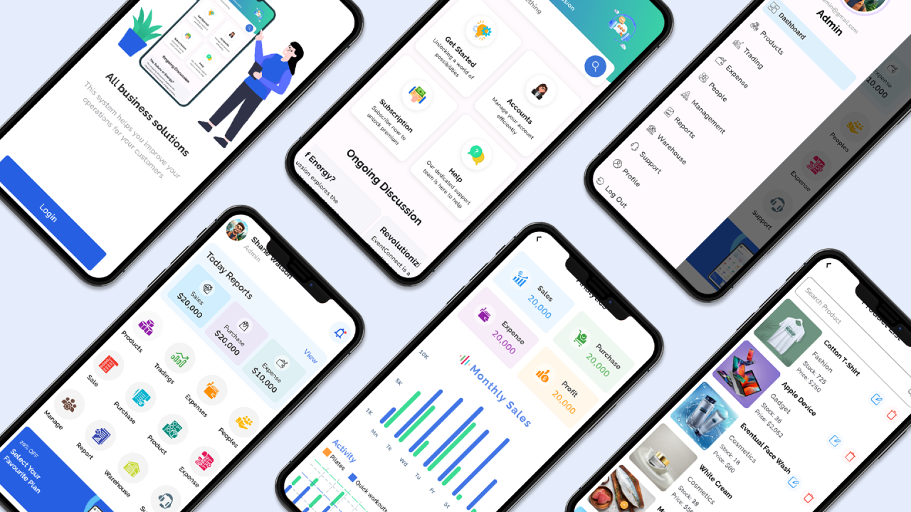 Inventual Pos And Inventory Admin Flutter Template For Android And Ios By Bdevs