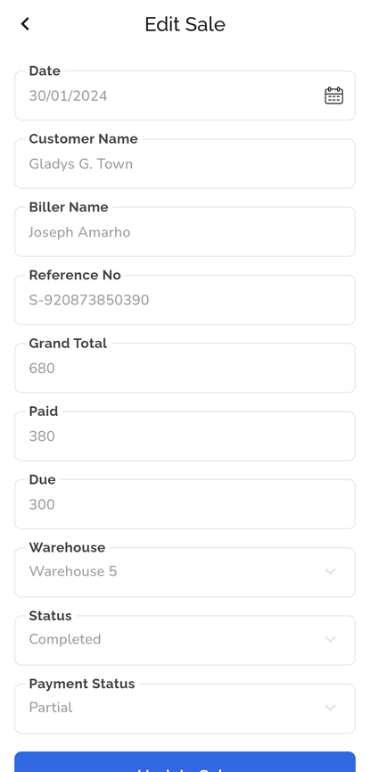 Inventual - POS & Inventory Admin Flutter Template for Android & iOS by BDevs