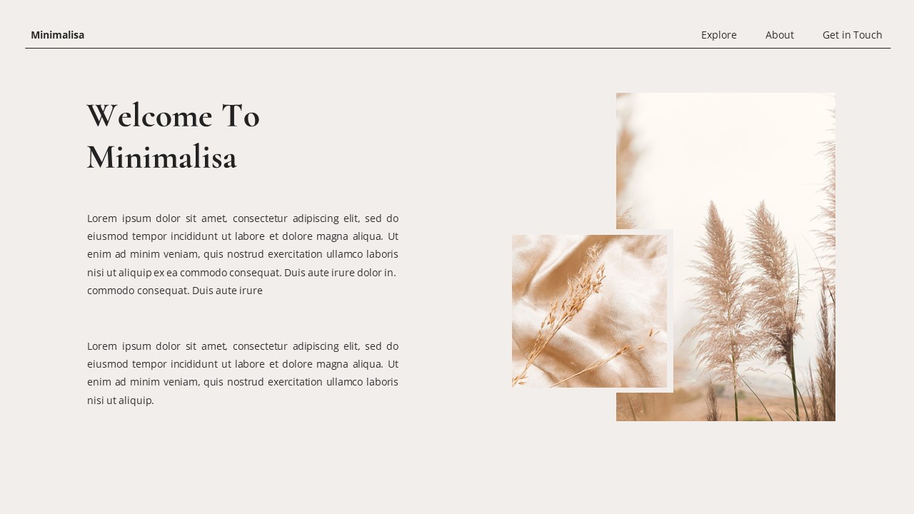 Minimalisa - Minimalism Keynote Templates, Presentation Templates ...