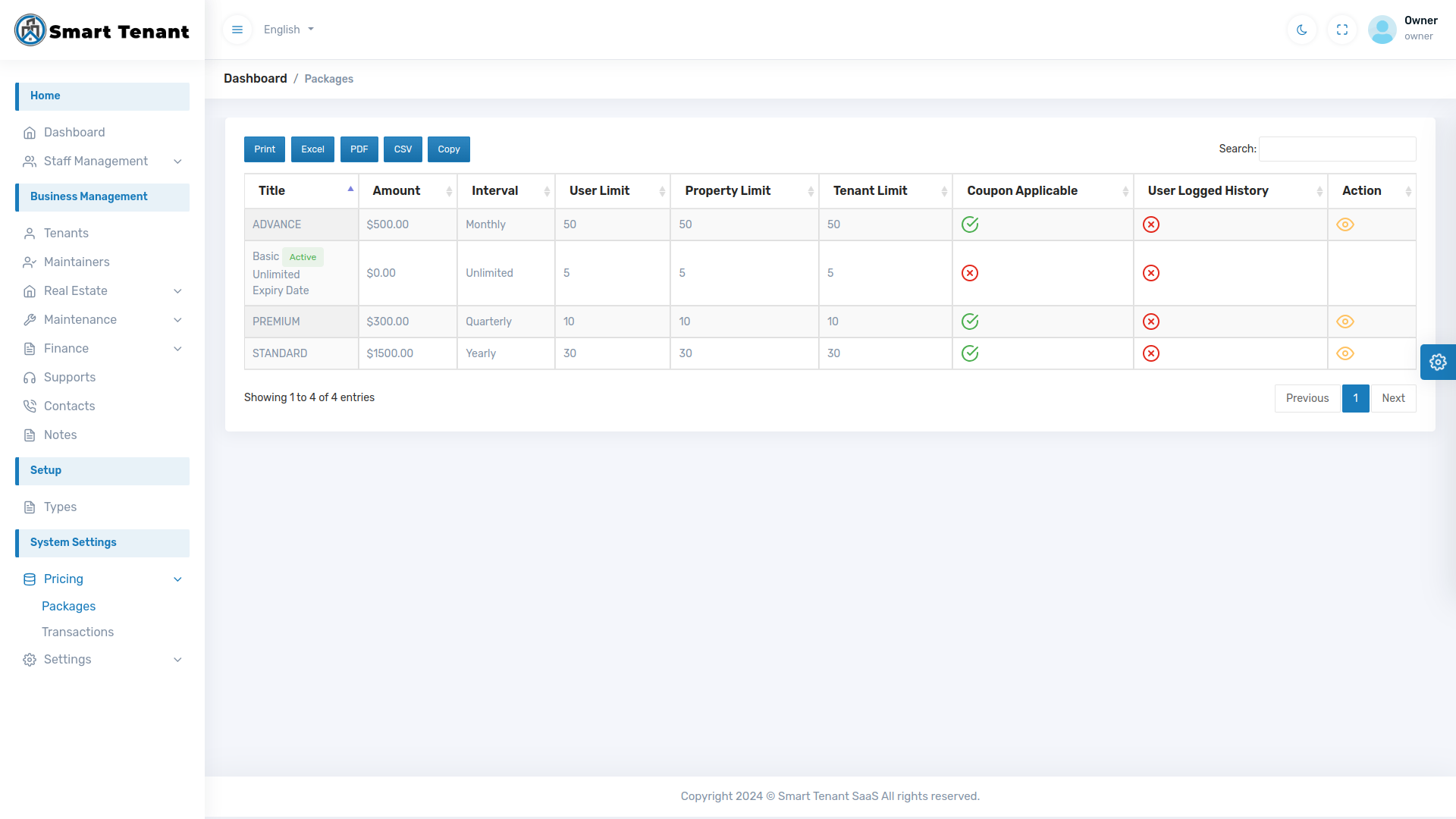 Smart Tenant SaaS - Property Management System by smartwebinfotech