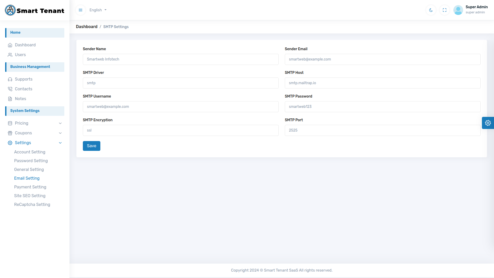 Smart Tenant SaaS - Property Management System by smartwebinfotech