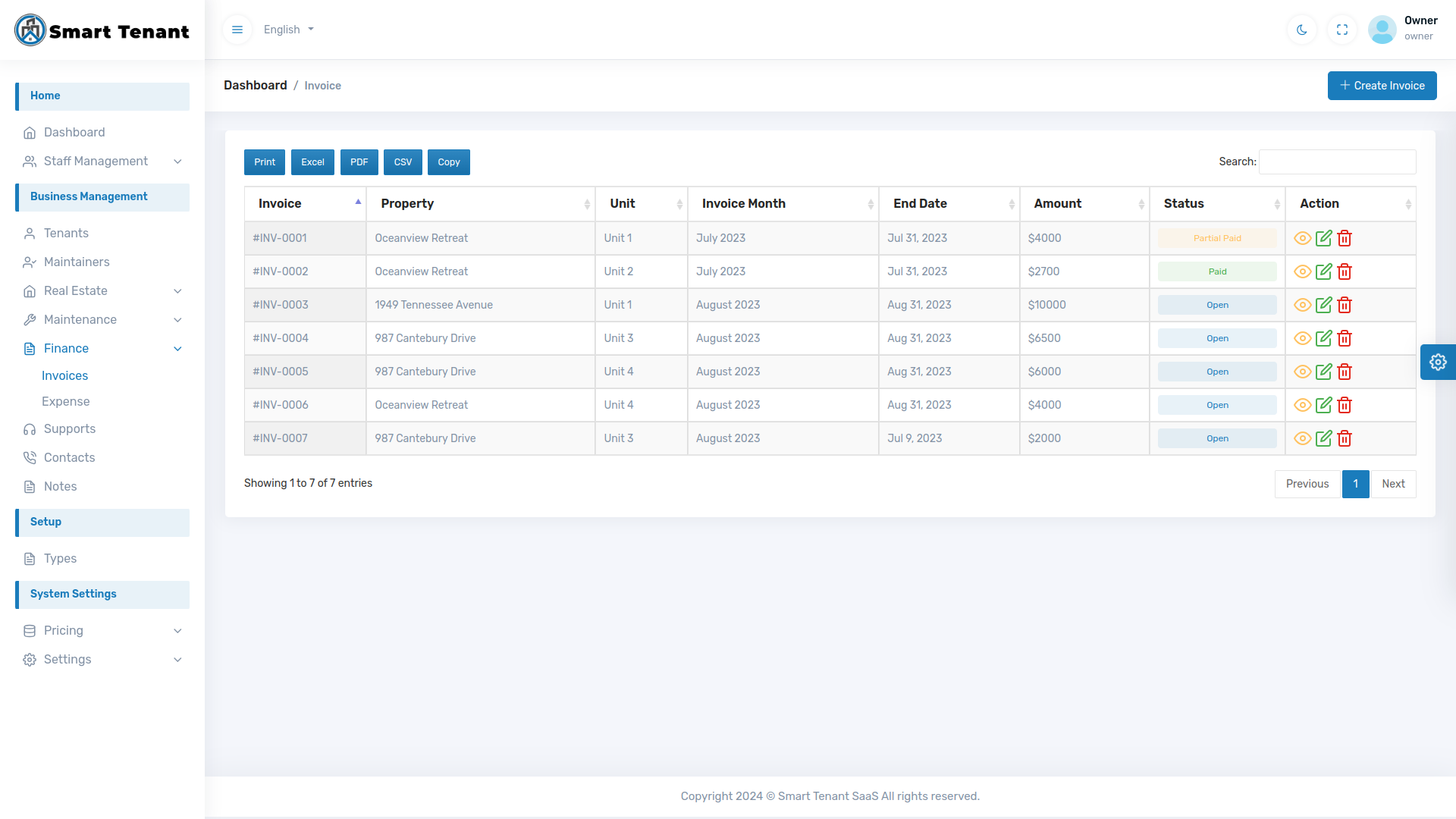 Smart Tenant SaaS - Property Management System by smartwebinfotech