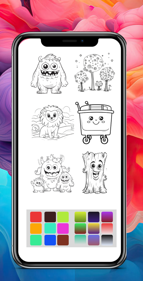 Coloring Book - Tap Color Book For Kids - Coloring Games - Coloring ...