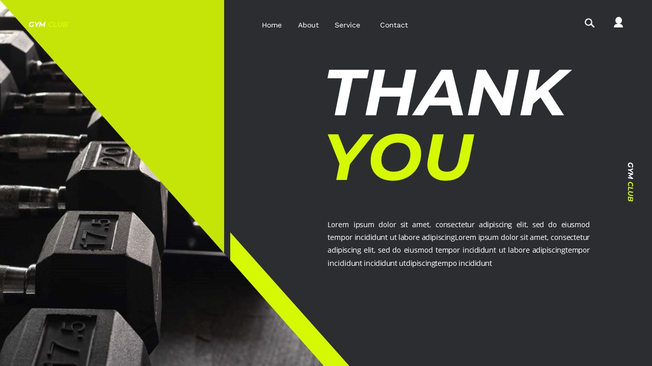 Gym Club - Gym Google Slide Templates, Presentation Templates ...