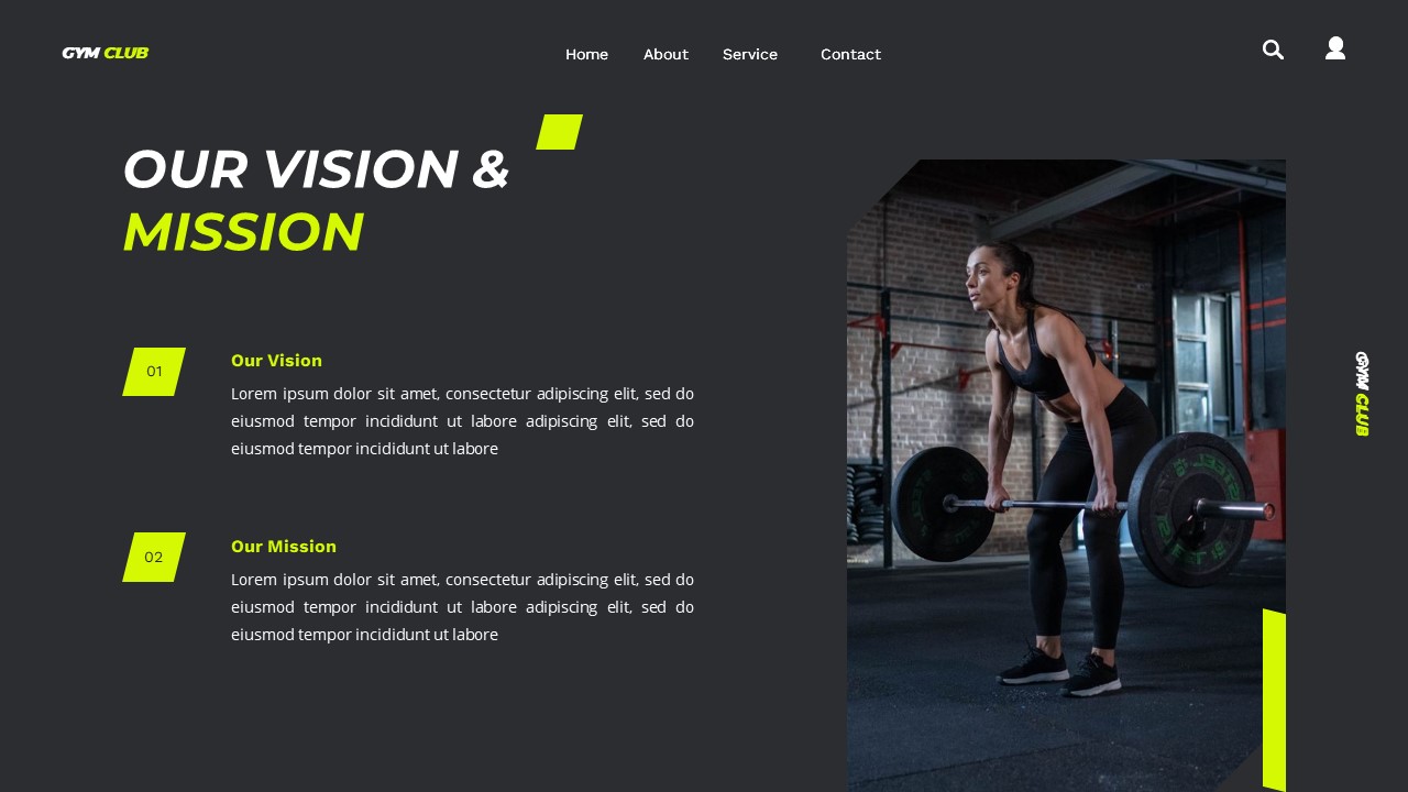 Gym Club - Gym Google Slide Templates, Presentation Templates ...