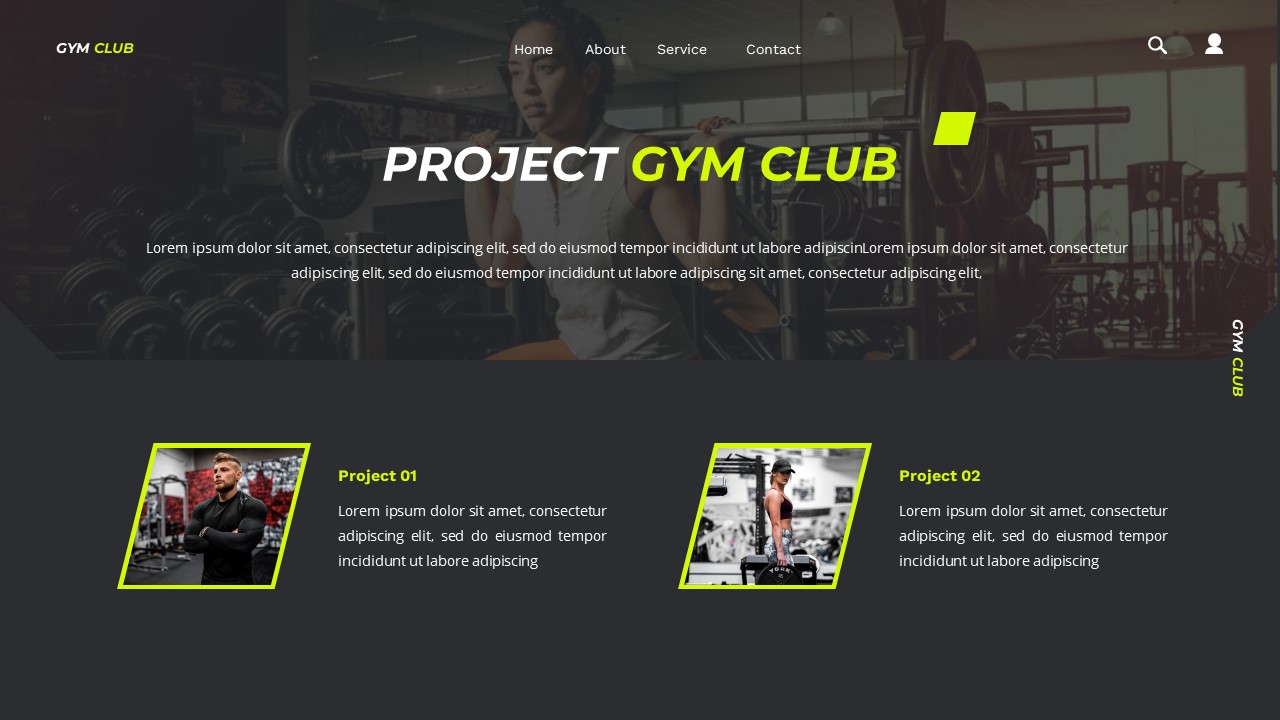 Gym Club - Gym Google Slide Templates, Presentation Templates ...