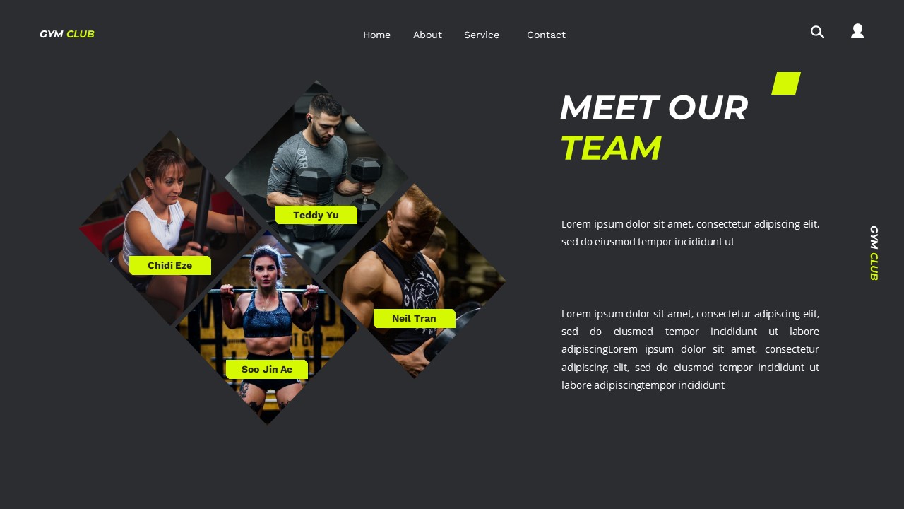 Gym Club - Gym Google Slide Templates, Presentation Templates ...