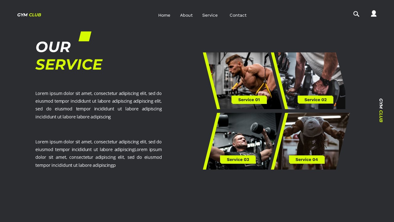 Gym Club - Gym Google Slide Templates, Presentation Templates ...