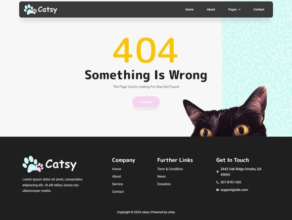 Catsy - Cat Rescue & Shelter Elementor Template Kit by Kitpro | ThemeForest