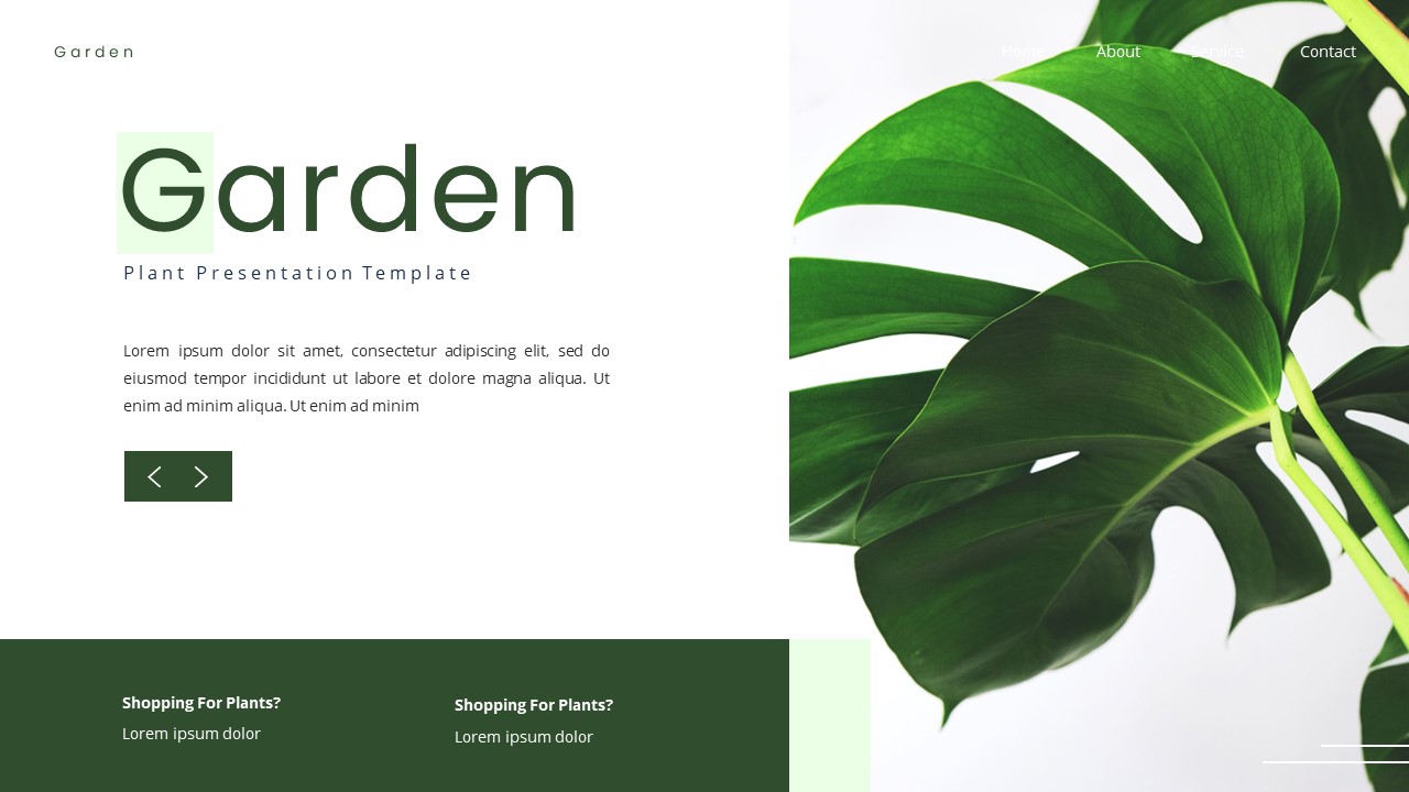 Garden - Plant Google Slide Templates, Presentation Templates ...