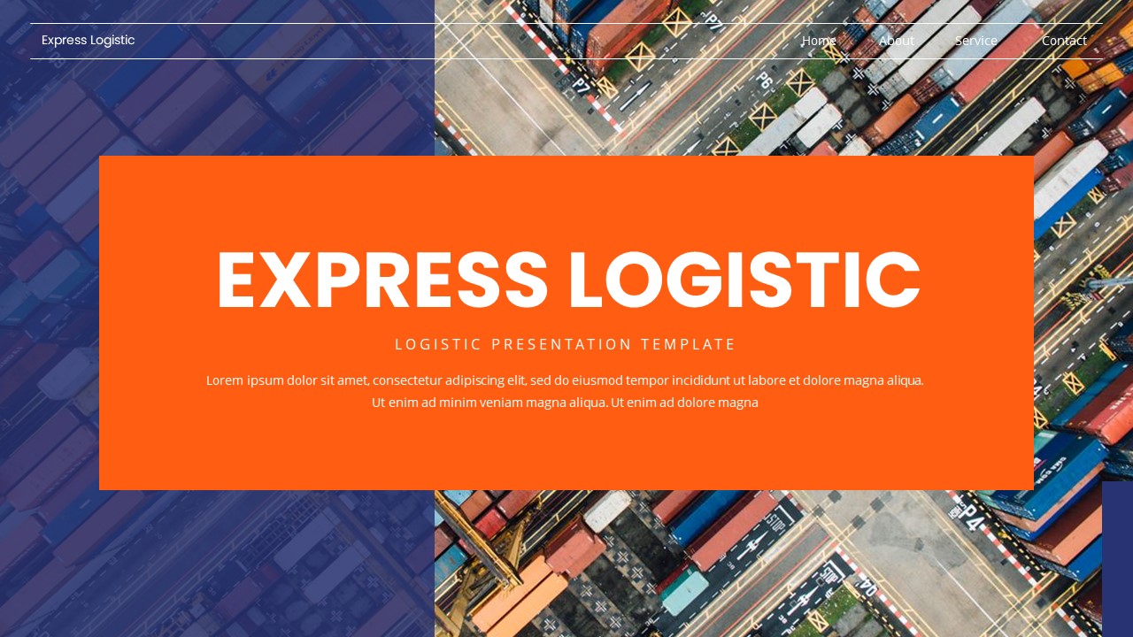 Express Logistic - Logistic Keynote Templates, Presentation Templates