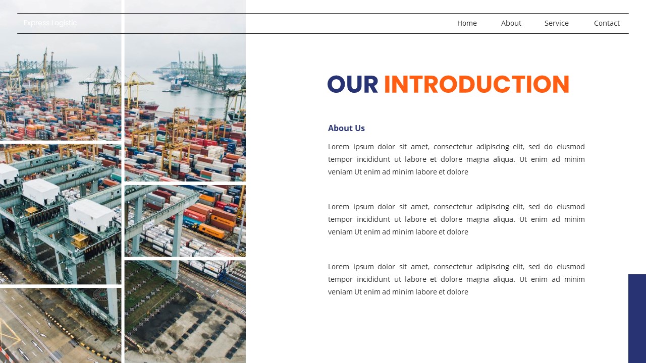 Express Logistic - Logistic Keynote Templates, Presentation Templates