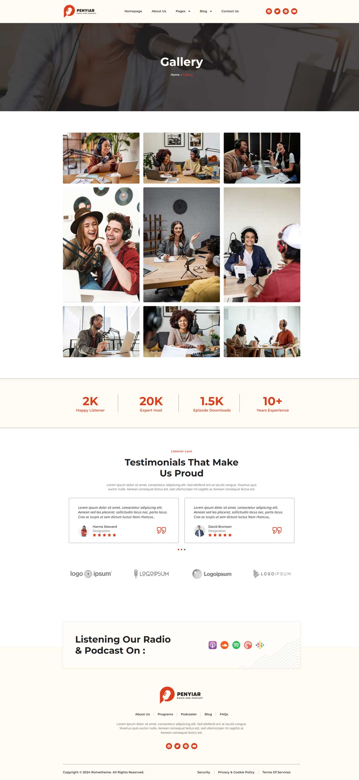 Penyiar - Radio & Podcast Elementor Template Kit by Rometheme | ThemeForest