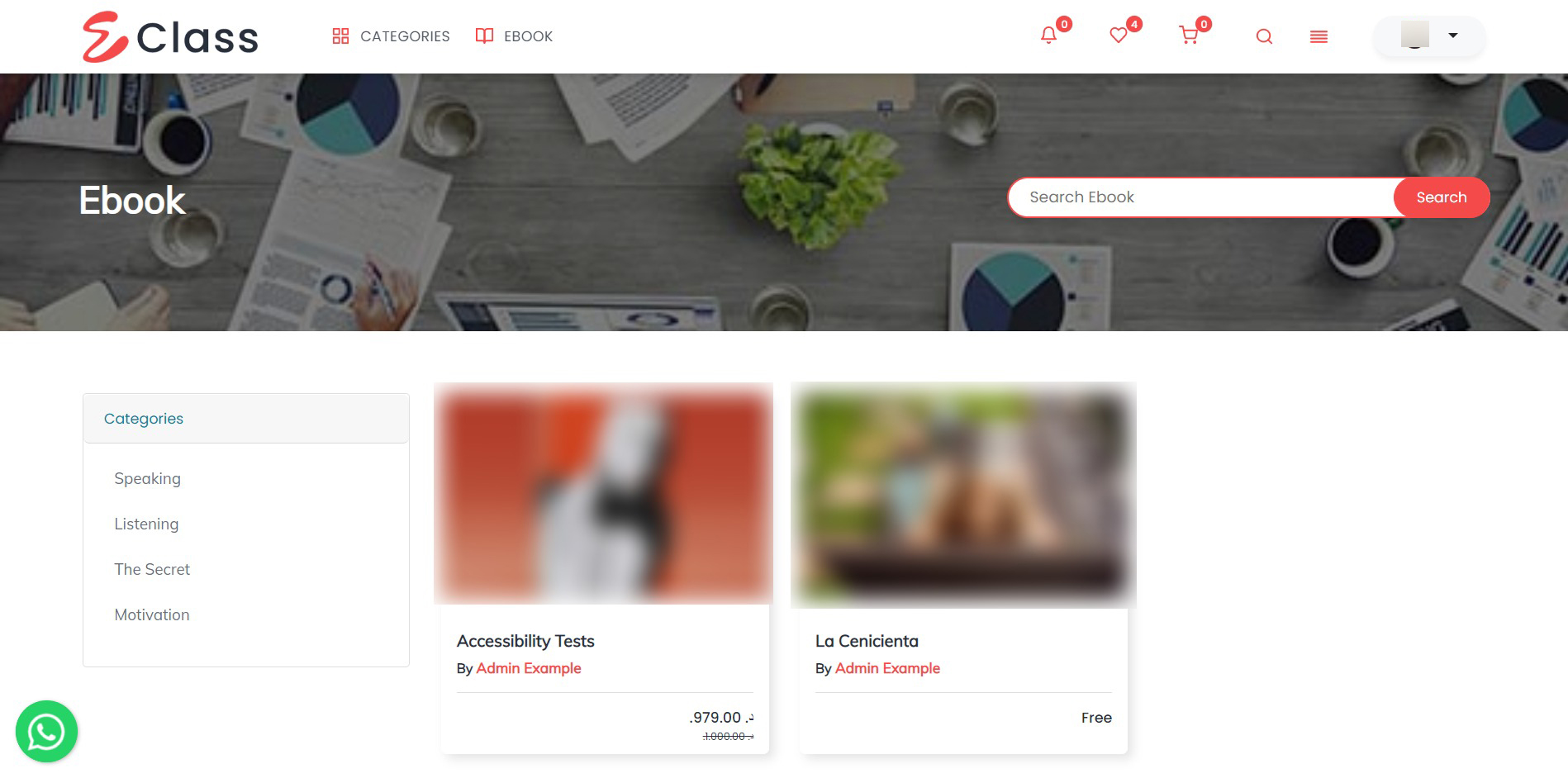 eClass LMS Ebook Selling Addon by nextlinestudio | CodeCanyon
