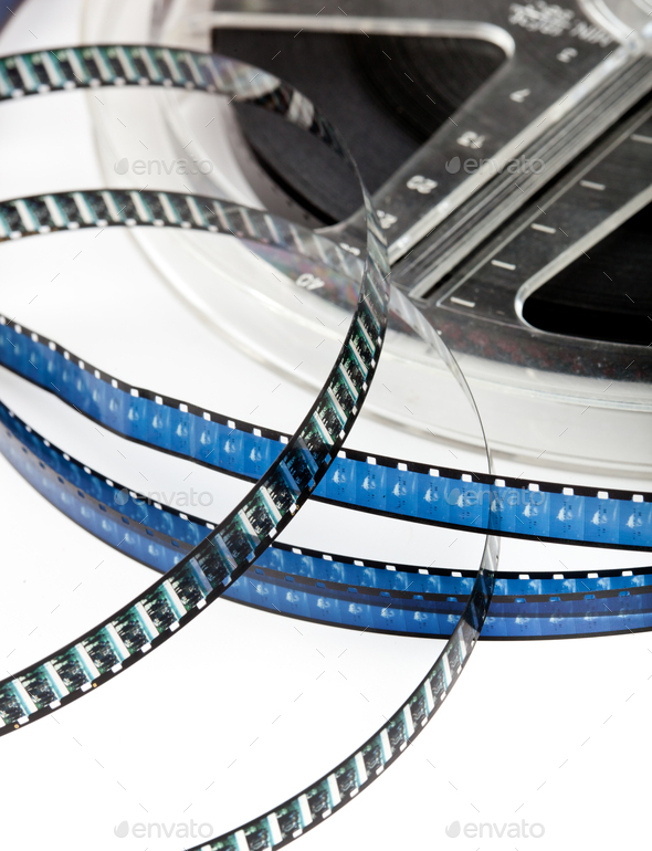 Retro film reel Stock Photo by AntonioGravante | PhotoDune