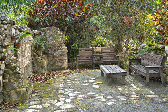 St. George Village Botanical Garden Stock Photo by ronm19 | PhotoDune