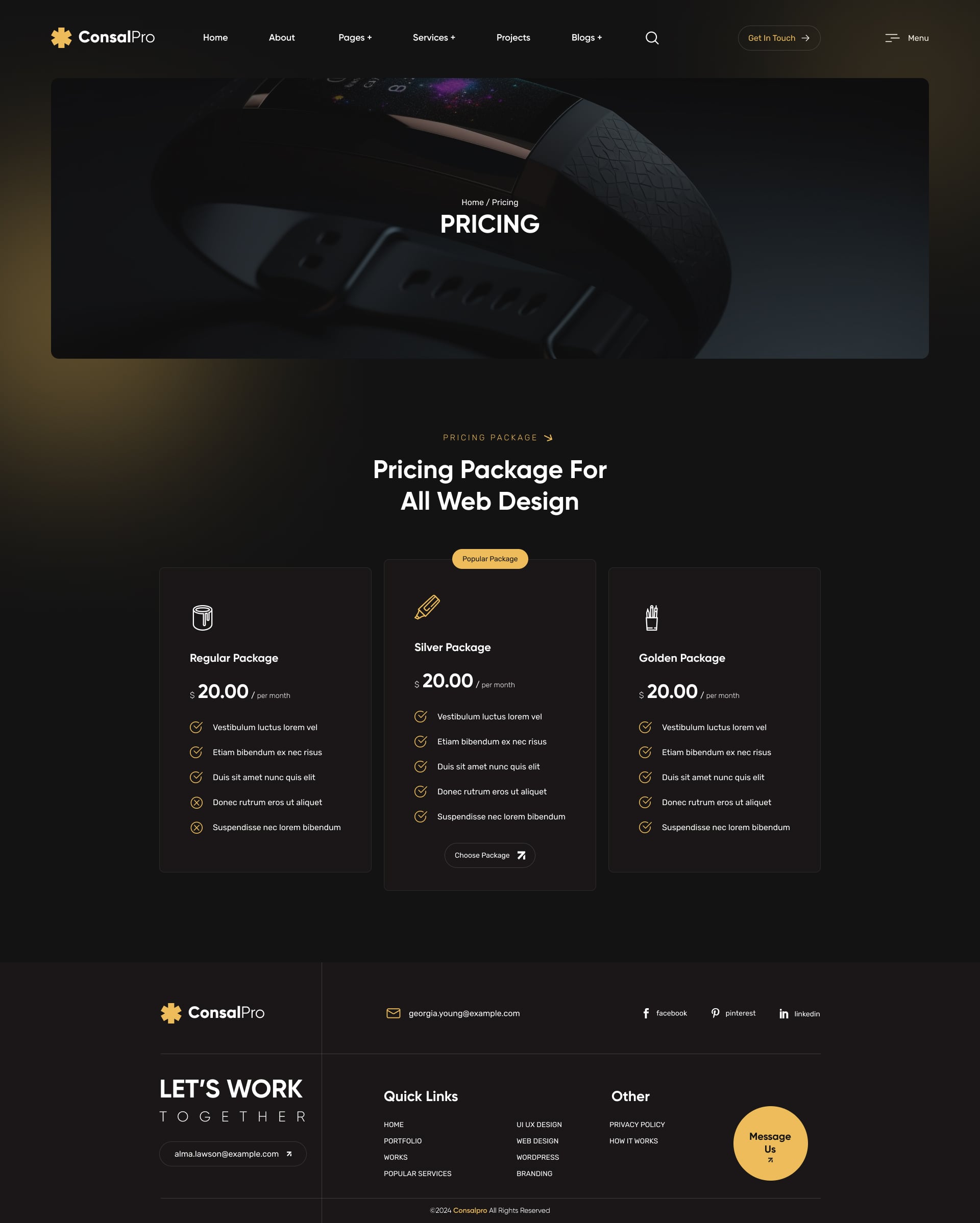 ConsalPro - Web Design Agency PSD Template by cmshaper | ThemeForest