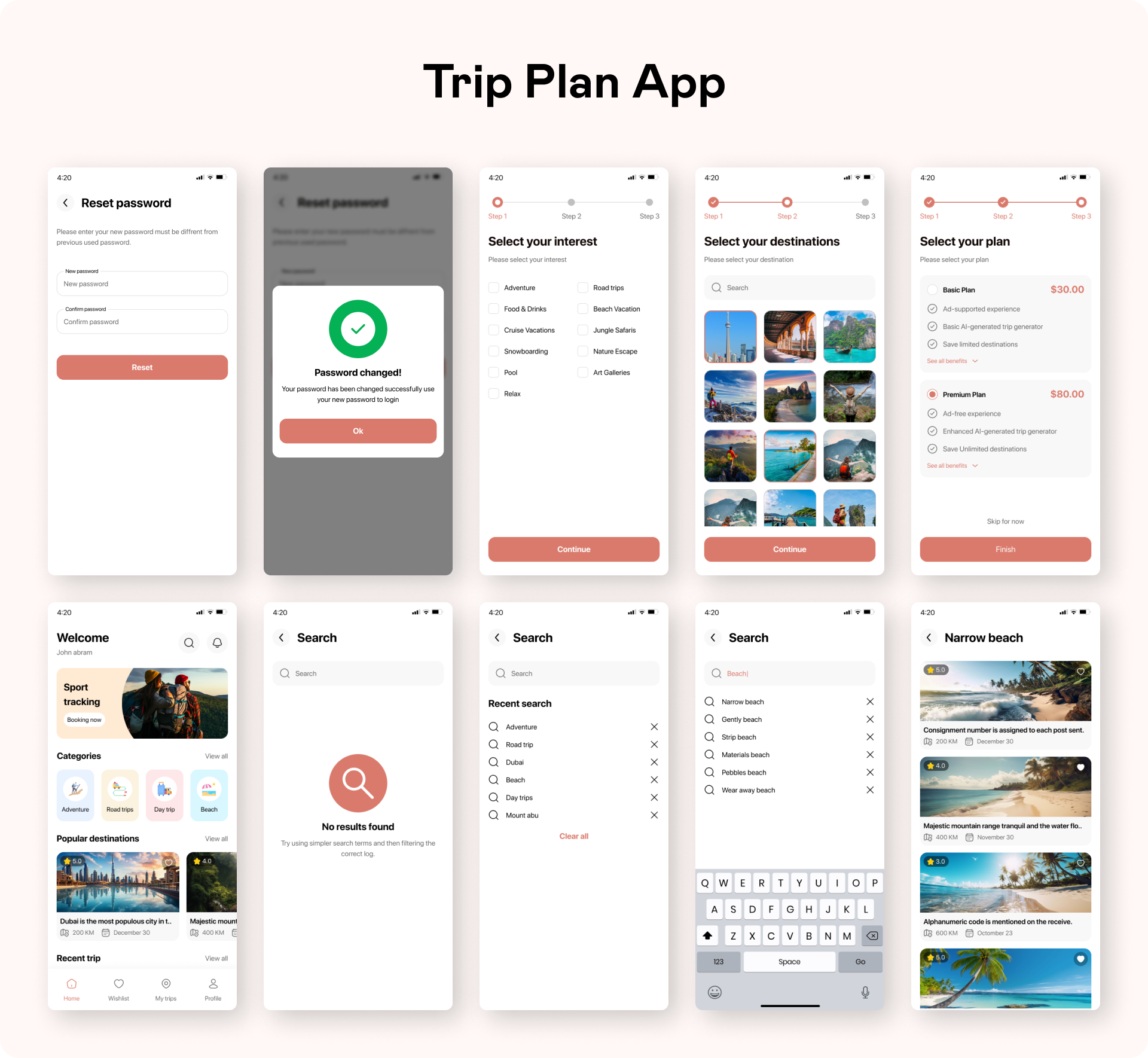 Tour Guide UI template | Trip planner app in Flutter | AI Travel ...