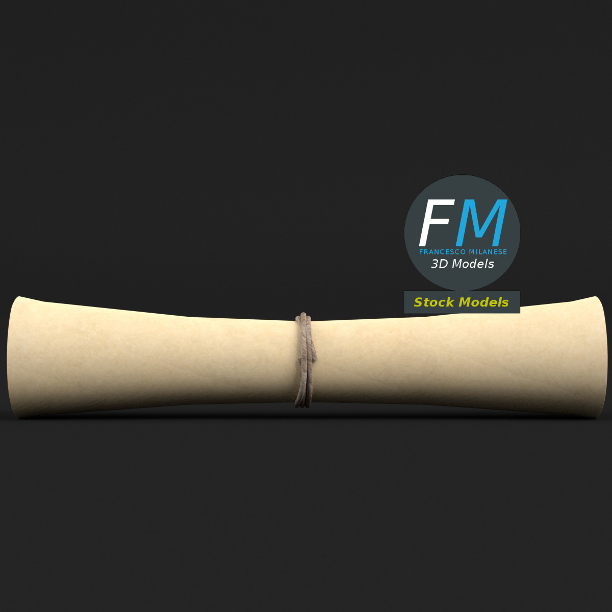 Rolled up paper scroll by FrancescoMilanese85 | 3DOcean