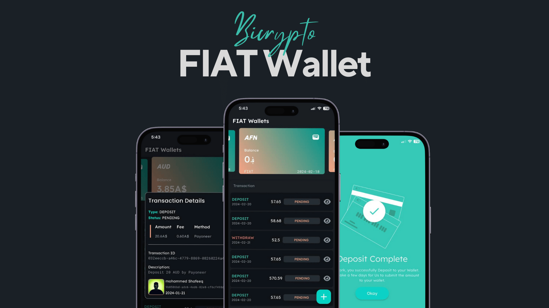 Bicrypto Mobile - Fully Native Flutter Mobile App for Bicrypto by MashDiv