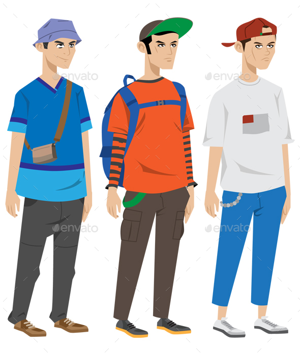 Street guys, Graphics | GraphicRiver