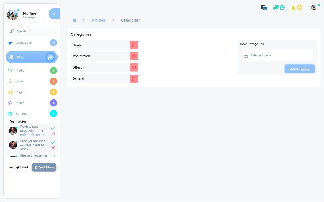 Pro Admin Store Dashboard Store Template by promtarek | CodeCanyon