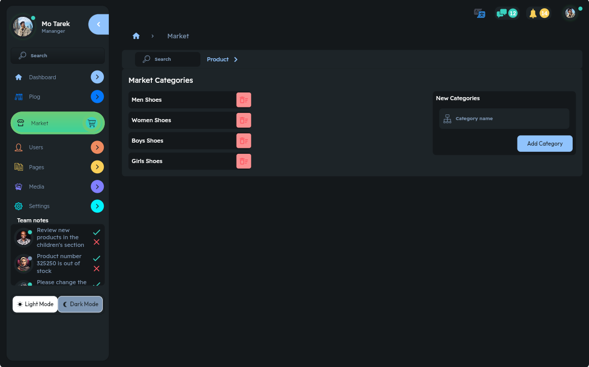 Pro Admin Store Dashboard Store Template by promtarek | CodeCanyon