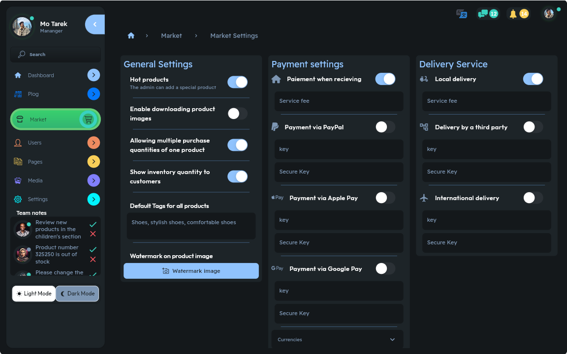Pro Admin Store Dashboard Store Template by promtarek | CodeCanyon