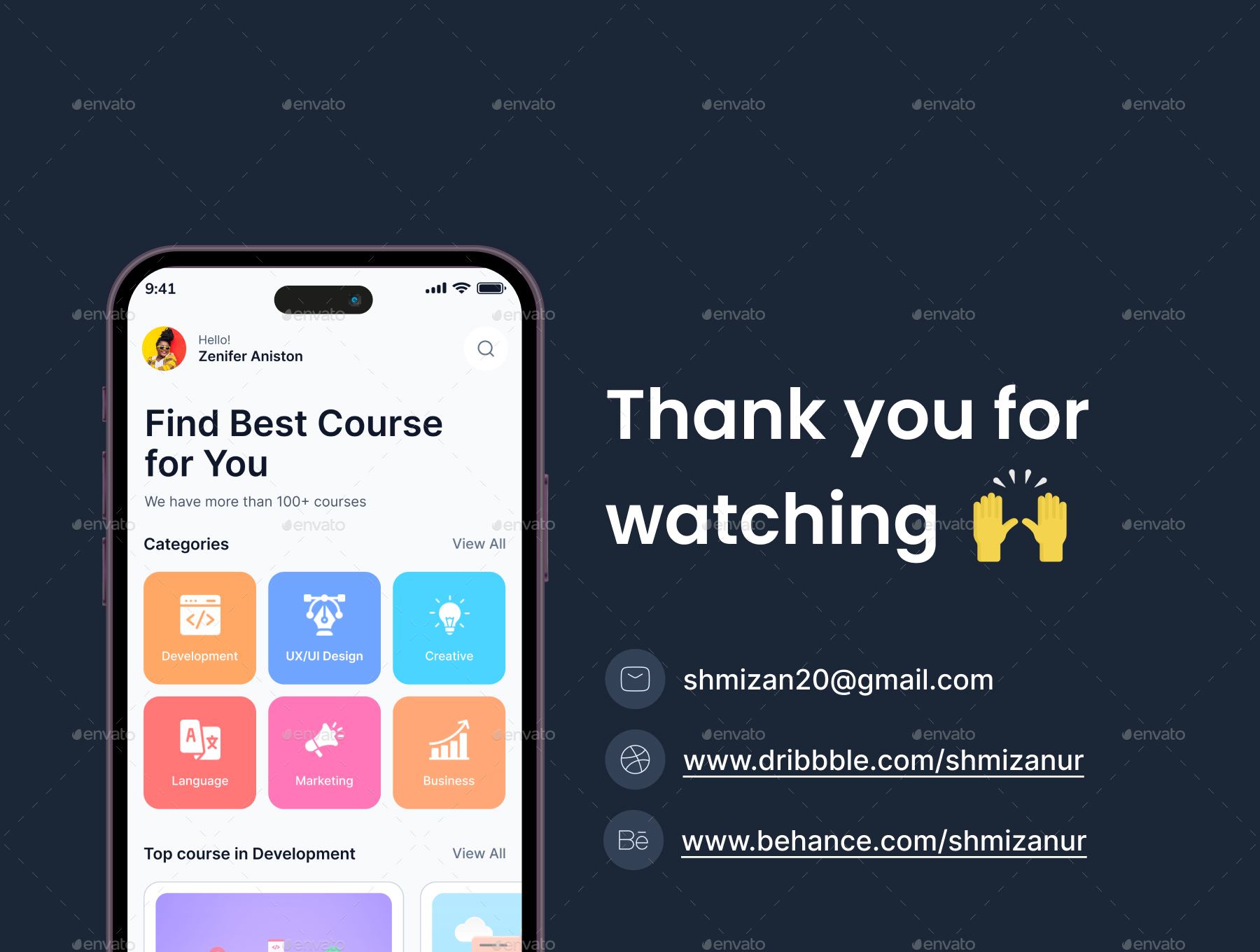 Skill Sphere - Online Course & E-Learning App UI Kit, Web Elements