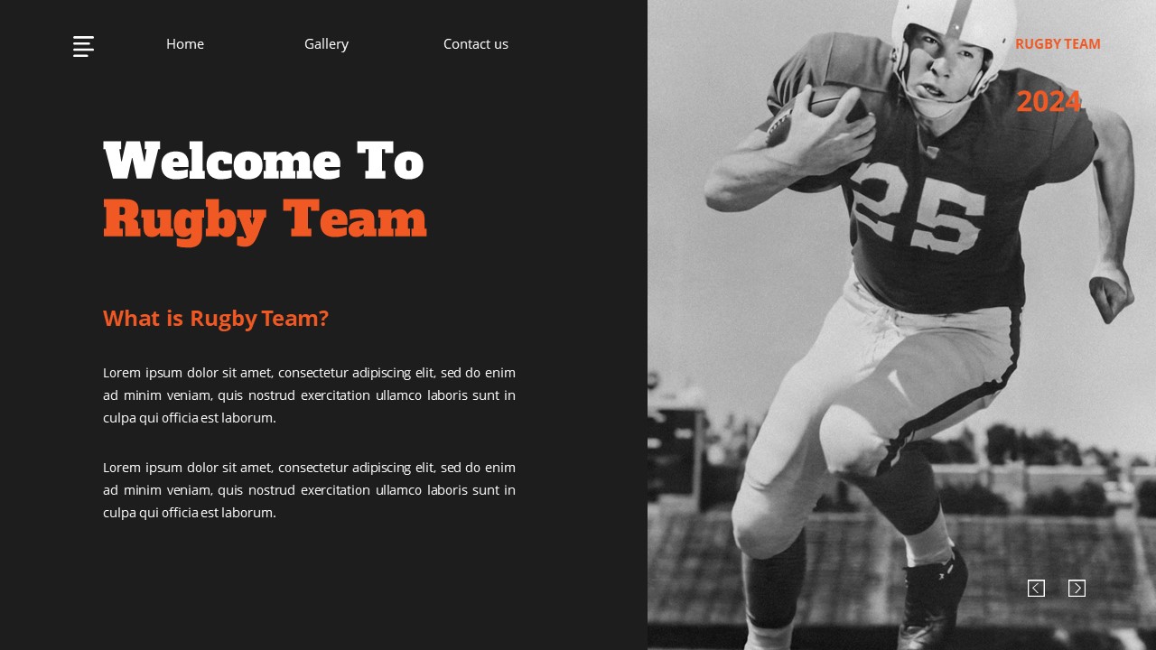 Rugby - American Football Powerpoint Templates, Presentation Templates