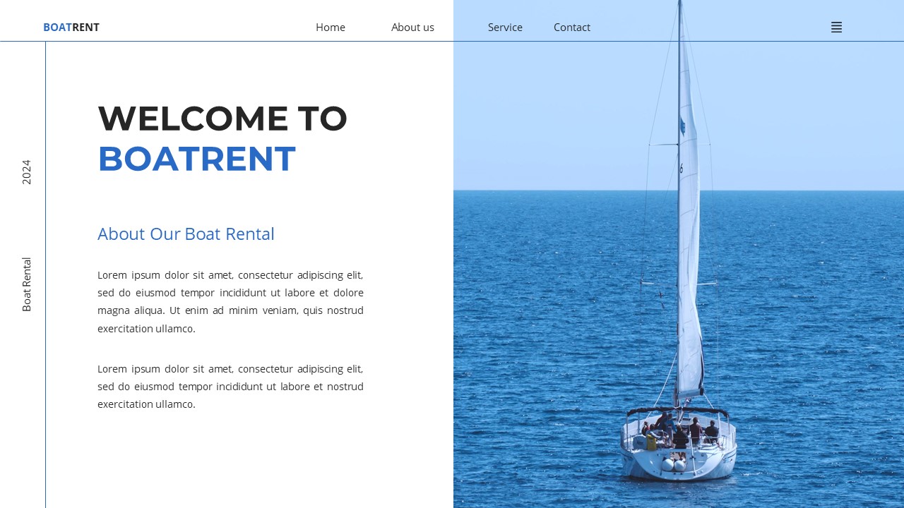 Boatrent - Boat Rent Powerpoint Templates, Presentation Templates ...