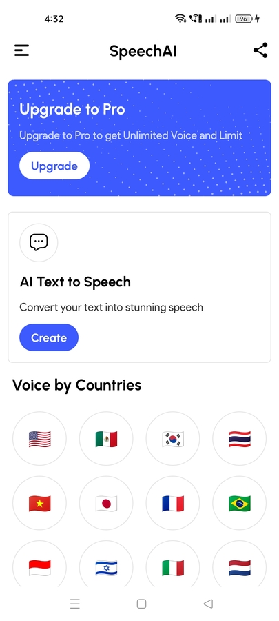 SpeechAI - Text to Speech App with Admob Ads and IAP by G-Devs | CodeCanyon