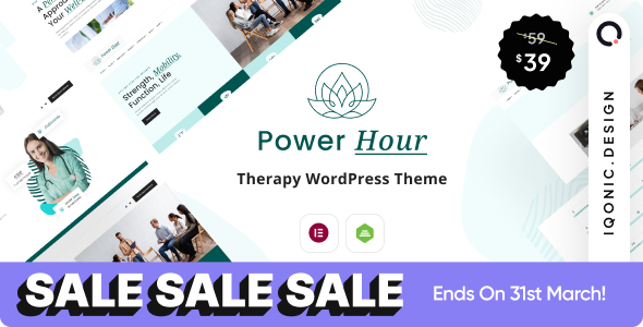 Power Hour - Therapy WordPress Theme by iqonicdesign | ThemeForest