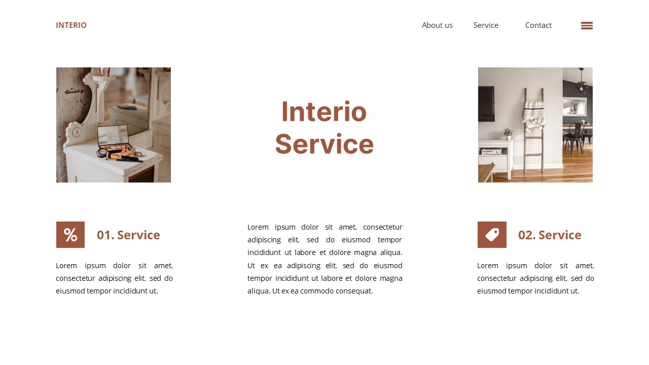 Interio - Interior Design Powerpoint Templates, Presentation Templates